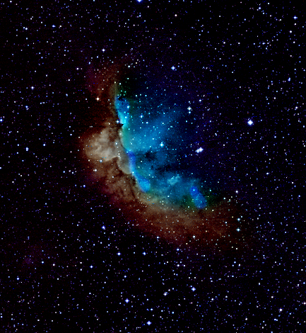 Wizard Nebula in Hubble Palette - Sky & Telescope