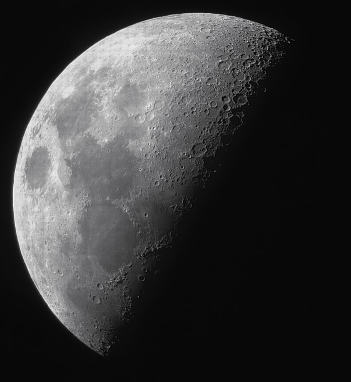 First quarter moon - Sky & Telescope