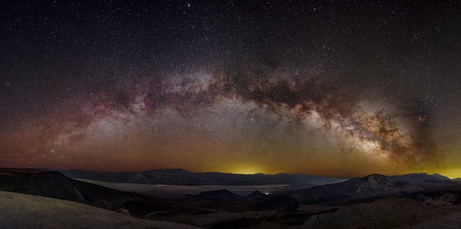 The Milky Way – from Cassiopeia to Scorpius over the Panamint Valley ...