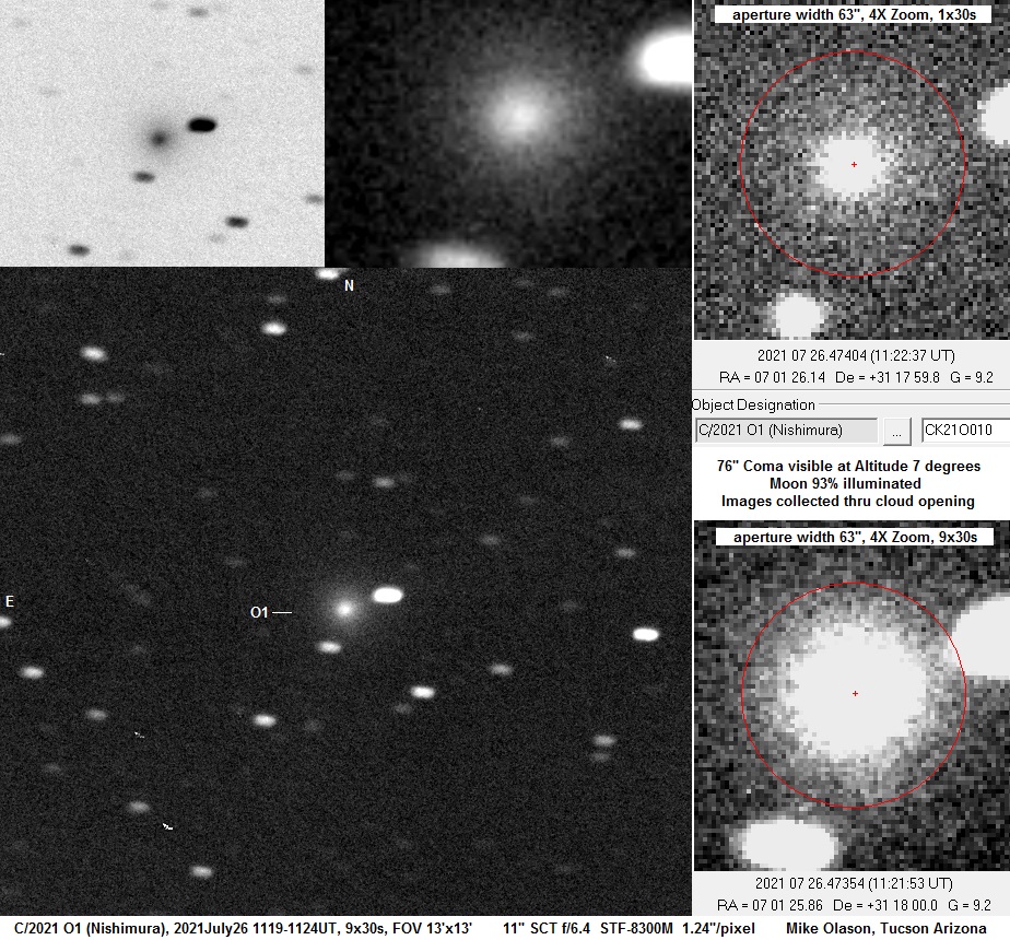 Comet C/2021 O1 (Nishimura) - Sky & Telescope - Sky & Telescope