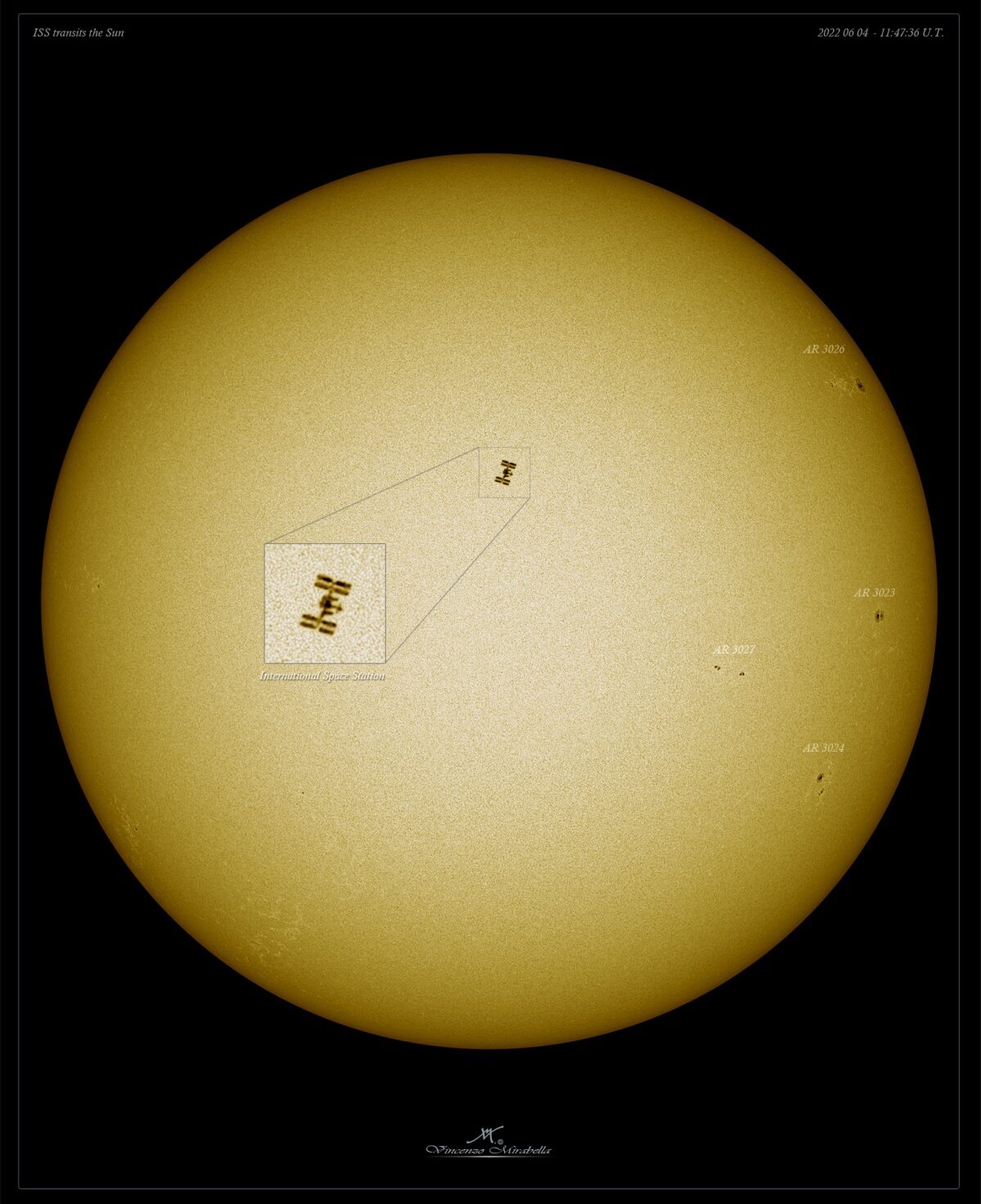 Solar transit ISS - Sky & Telescope