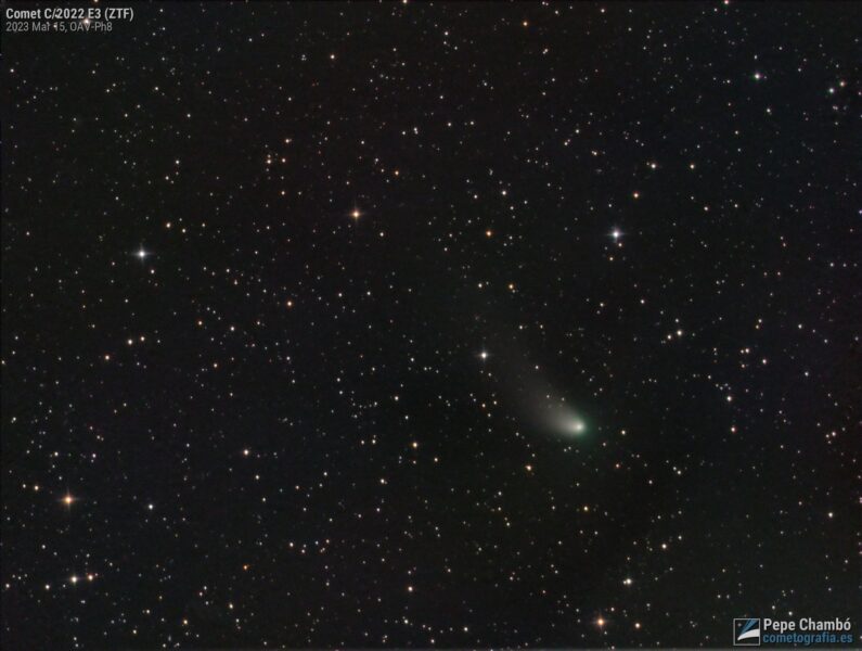 Comet C/2022 E3 (ZTF) 2023,Mar.15 - Sky & Telescope