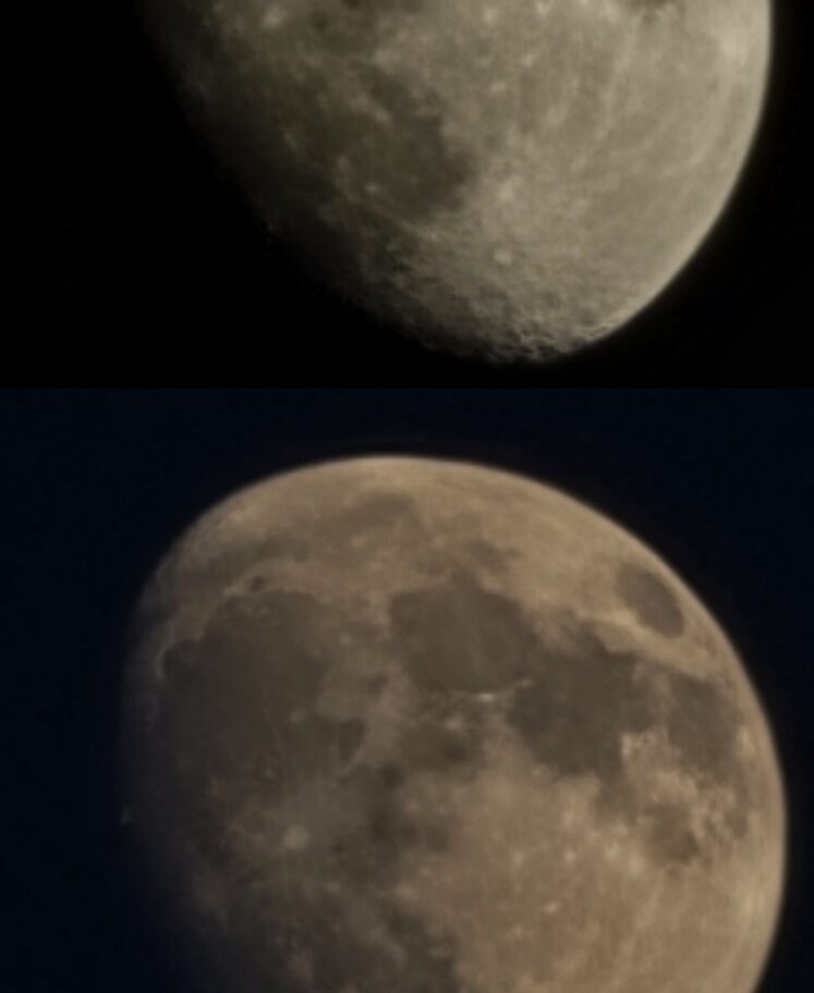 Moon -vs- Canadian Wildfires - Sky & Telescope