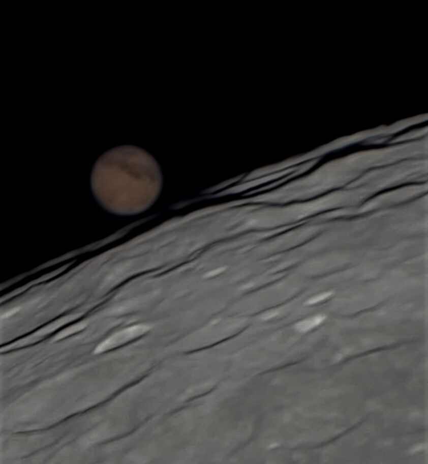 Lunar Mars Rise - Sky & Telescope
