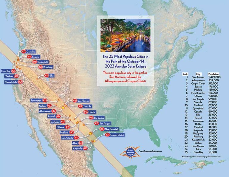 Where to See the Two Great North American Eclipses - Sky & Telescope