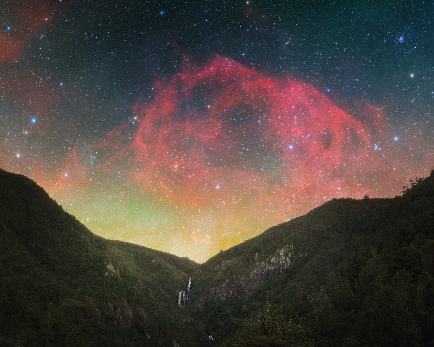 Detail of Gum Nebula - Sky & Telescope