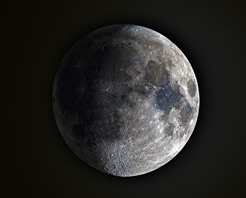 MOON IN FALSE COLOR (MINERAL MOON) - Sky & Telescope