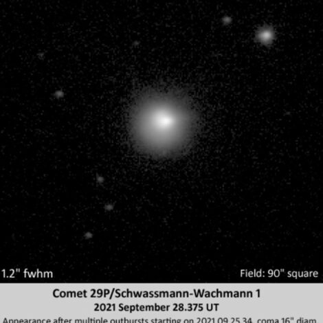 Comet 29P Undergoes Brightest Outburst in Recent Years - Sky & Telescope
