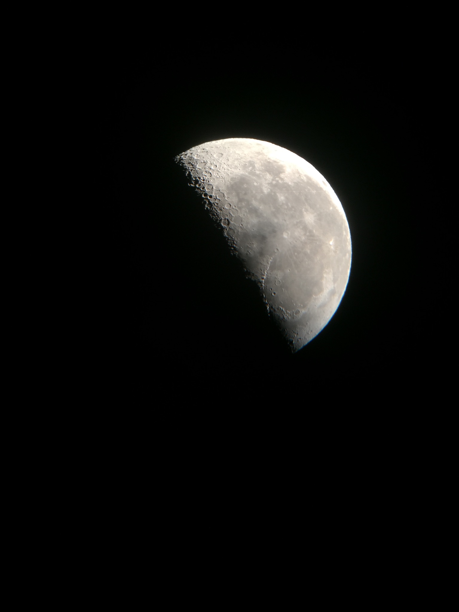 The Third Quarter Moon heralding Summer - Sky & Telescope