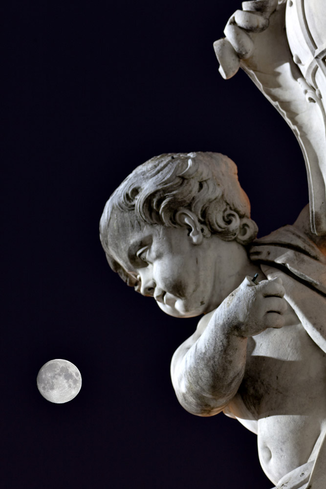 Angel and the Moon | Marco Meniero - Sky & Telescope