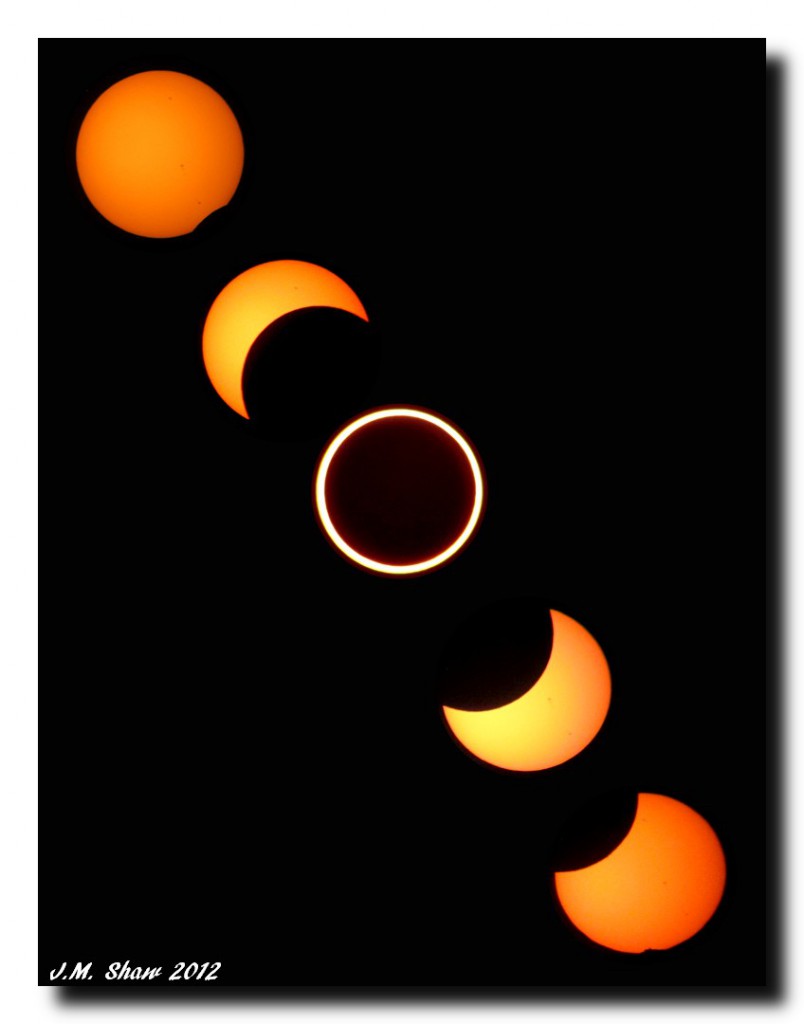 Annular Eclipse Composite | Jerry Shaw - Sky & Telescope