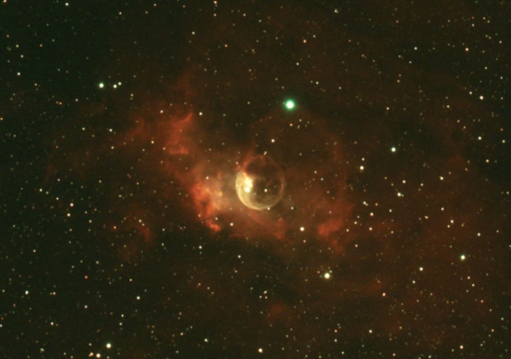 The bubble nebula - Sky & Telescope - Sky & Telescope