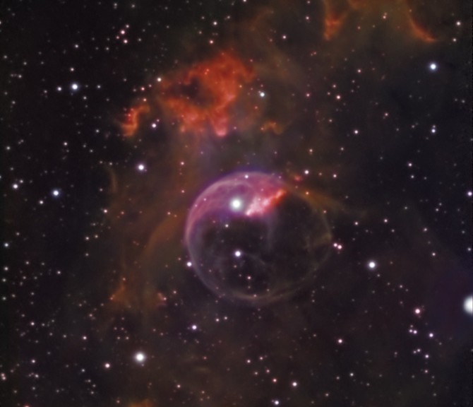 Nebula NB picture | Niels V. Christensen - Sky & Telescope