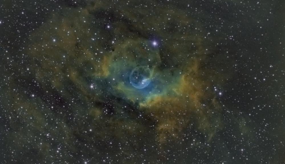 NGC 7635 - The Bubble Nebula Narrowband Color Mapped | Marian Lucian ...
