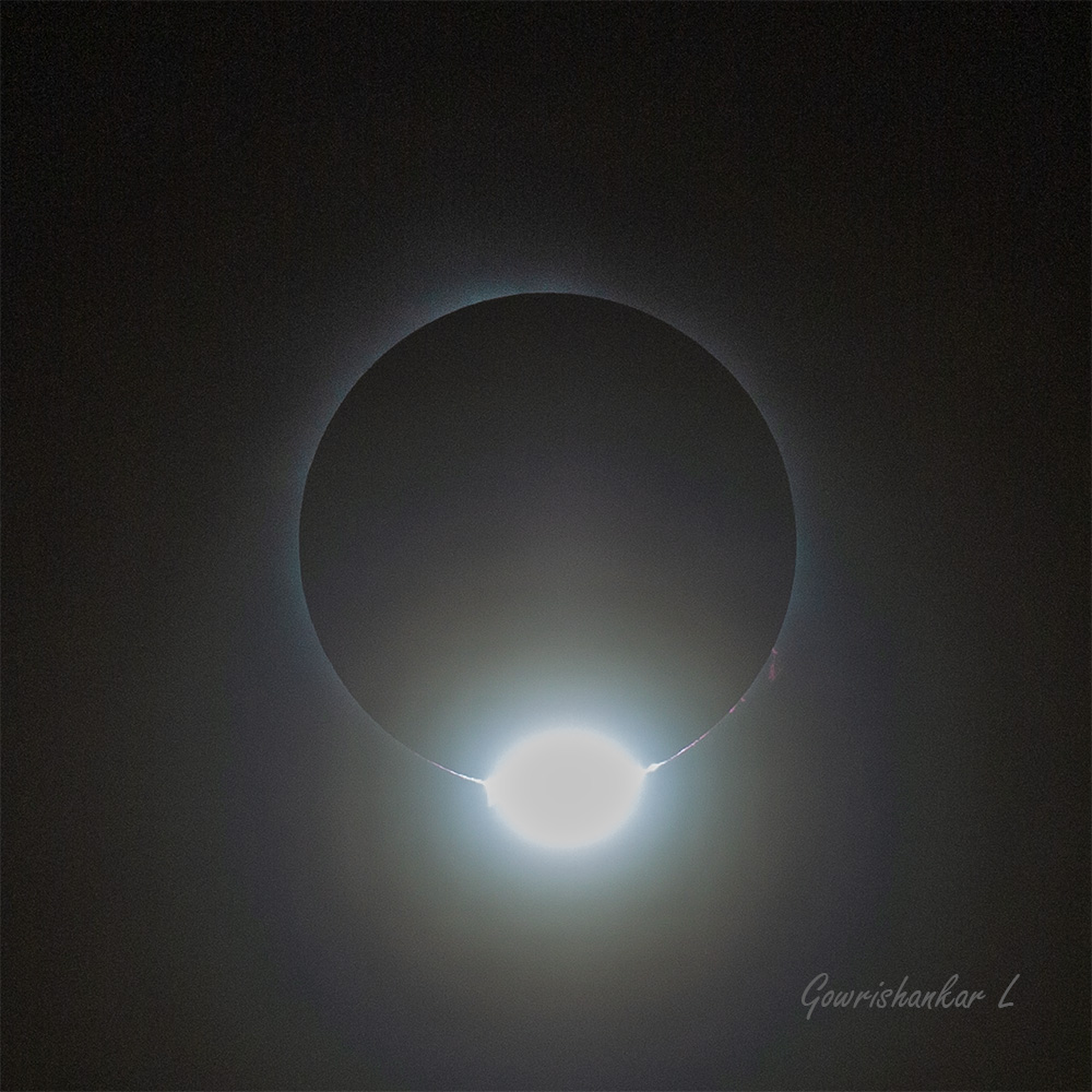Diamond Ring (C3 Contact) - Sky & Telescope