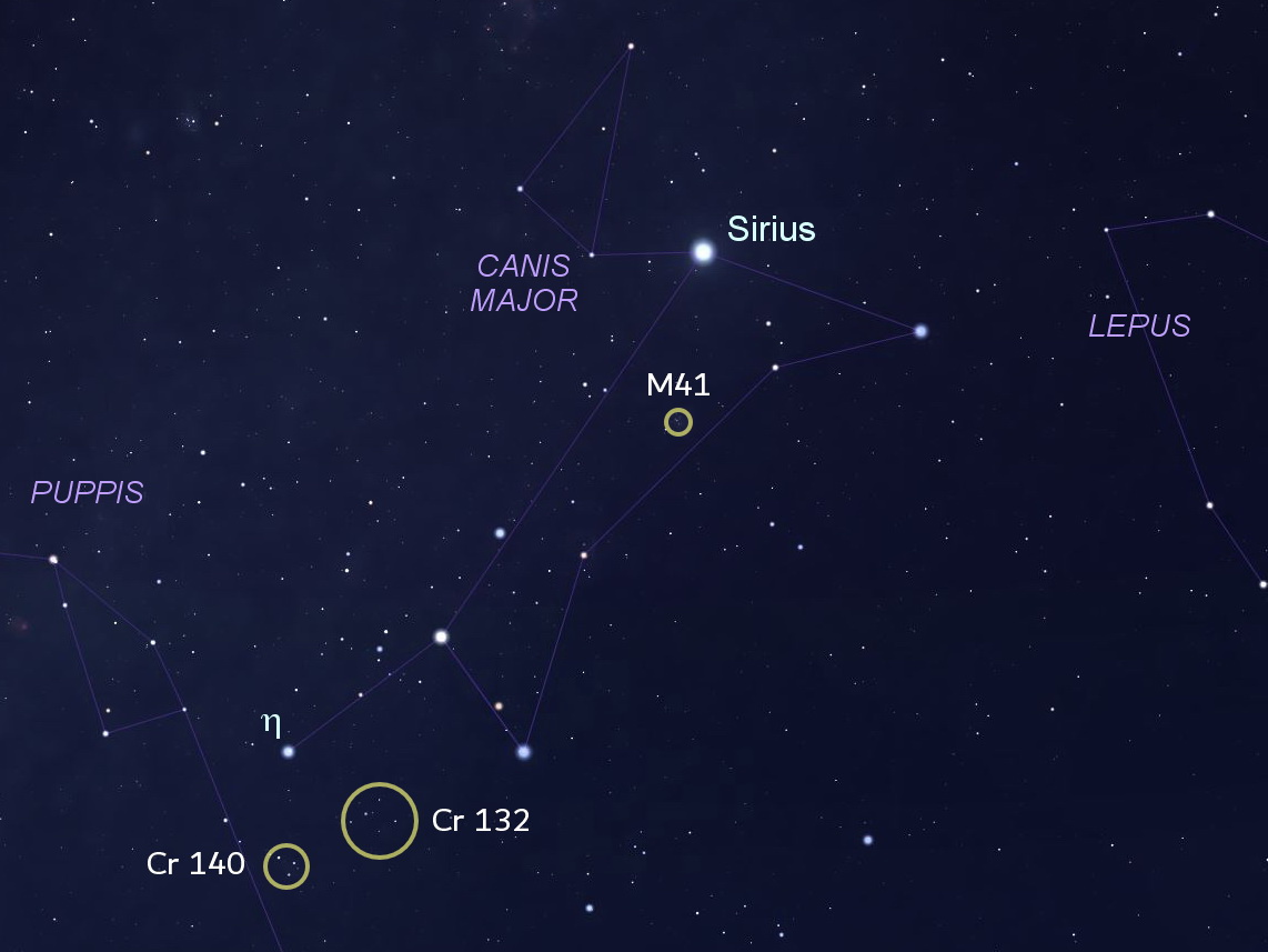 Binocular Tour of Canis Major, the Big Dog - Sky & Telescope