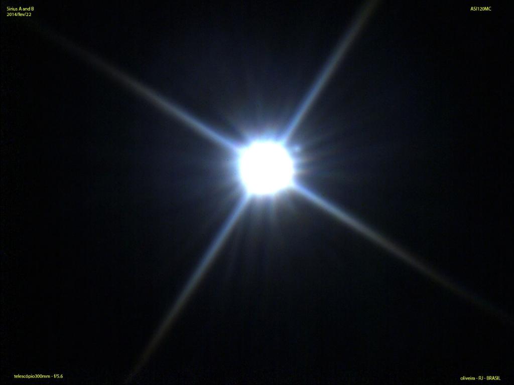 Sirius A and B | Oliveira - Sky & Telescope