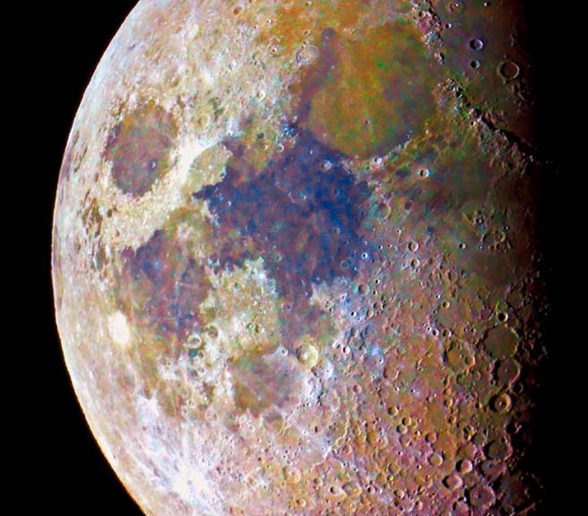 Colored Moon | Gianni Pasquali - Sky & Telescope