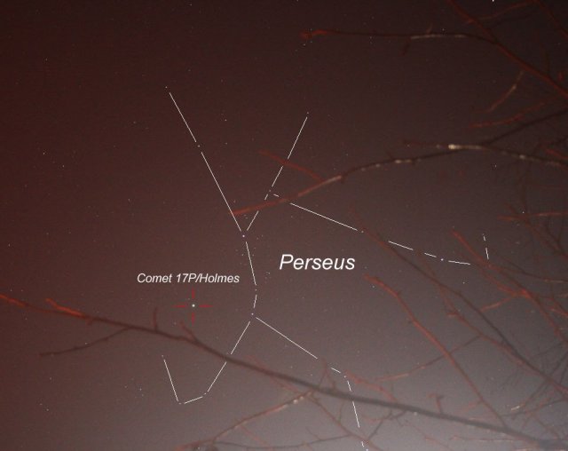 Comet 17P/Holmes | Rob Philburn - Sky & Telescope