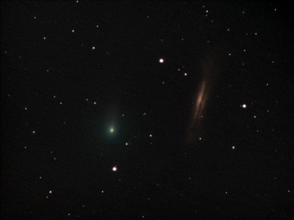 Comet 62P/Tsuchinshan near NGC 3628 - Sky & Telescope