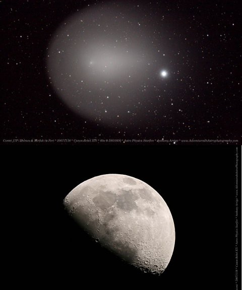 Comet Holmes Now Bigger Than The Moon | Anthony Arrigo - Sky & Telescope