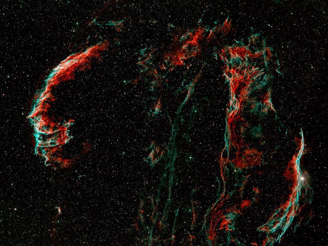 Veil Nebula Panorama - Sky & Telescope
