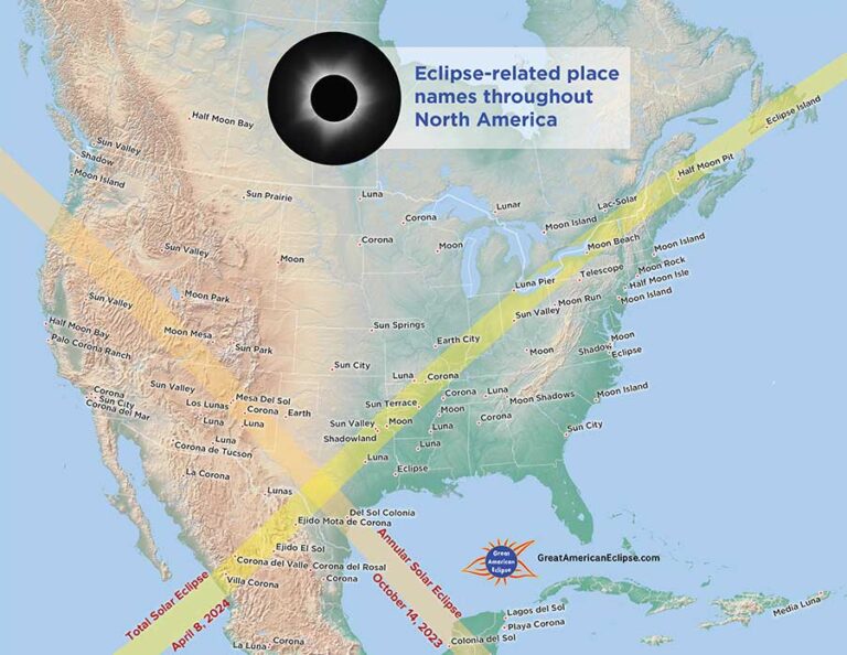 Where to See the Two Great North American Eclipses - Sky & Telescope