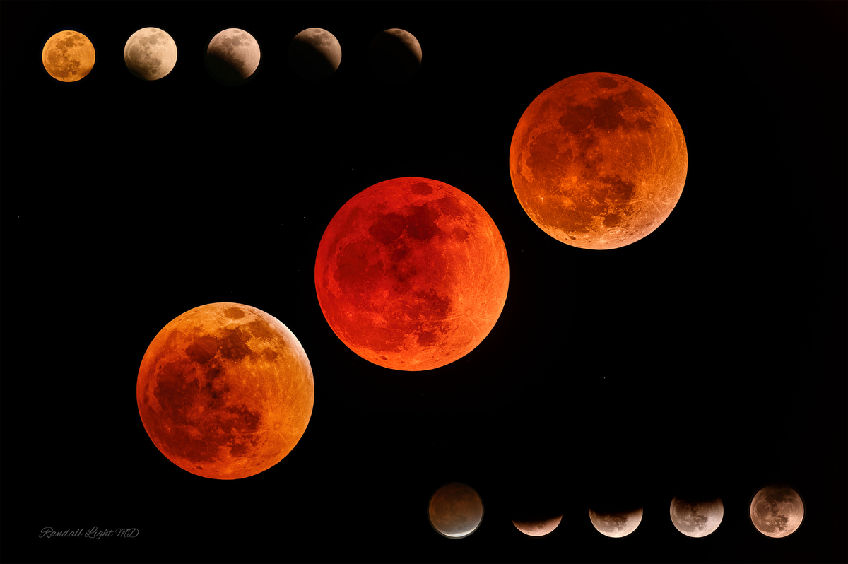 Super Blood Moon Eclipse Sequence - Sky & Telescope