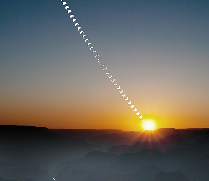 Eclipse Over the Grand Canyon | Brian A. Klimowski - Sky & Telescope