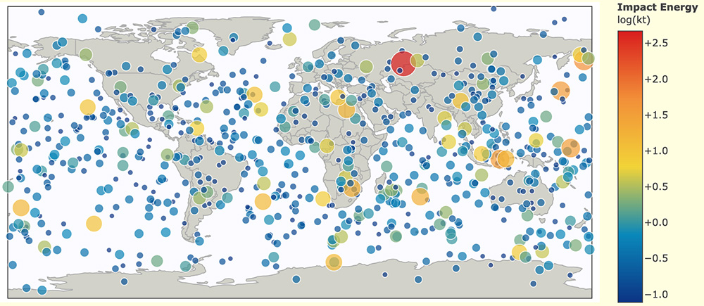 U.S. Space Force Releases Data on Bright Fireballs - Sky & Telescope