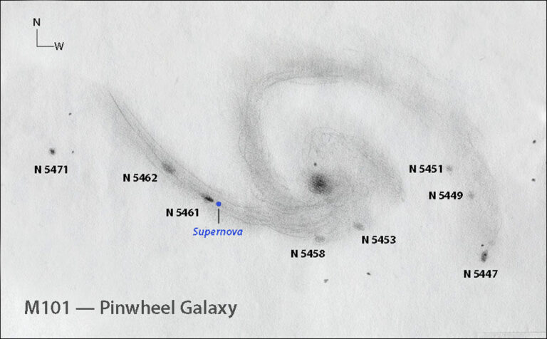 Bright Supernova Blazes in M101, the Pinwheel Galaxy - Sky & Telescope