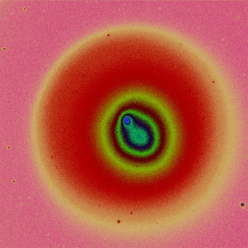 Holmes - false color | John Ruthroff - Sky & Telescope