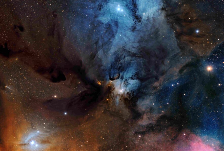 Rho Ophiuchi IC 4603 IC 4604 - Sky & Telescope