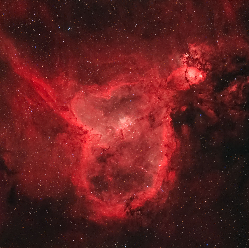 Natural Heart Ic 1805 Nebula
