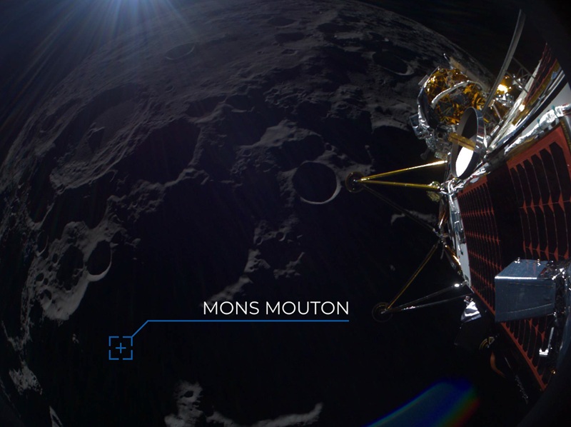 Intuitive Machines' Athena Lands on the Moon, Then Dies - Sky ...