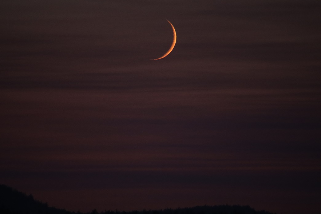 Moonset over San Juan Island - Sky & Telescope