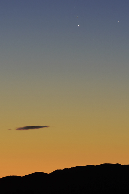 Triple Conjuction | Richard Hardman - Sky & Telescope