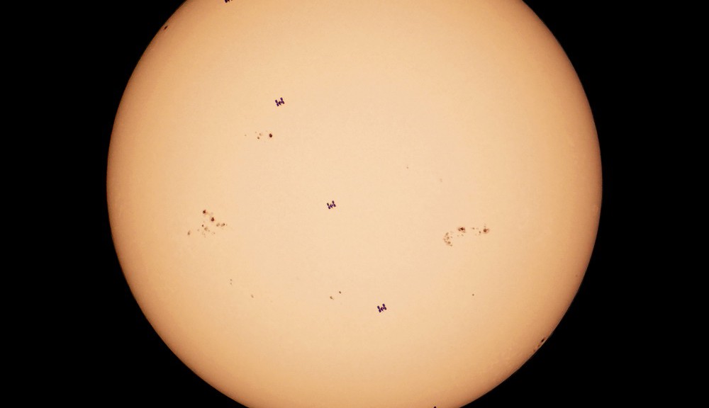 ISS Solar Transit | James McAfee - Sky & Telescope - Sky & Telescope
