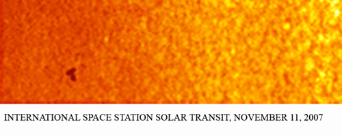 ISS solar transit | John Stetson - Sky & Telescope
