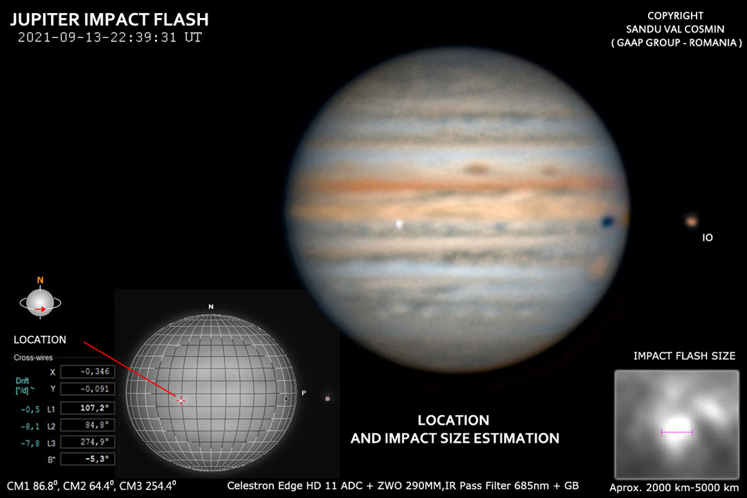 Amateurs Spot New Impact Flash at Jupiter - Sky & Telescope