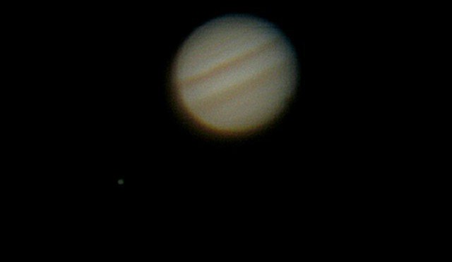Jupiter and Ganymede | Scott Gauer - Sky & Telescope