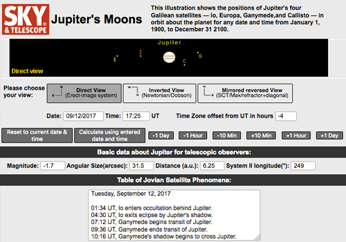 Find Jupiter's Moons - Interactive Observing Tool - Sky & Telescope