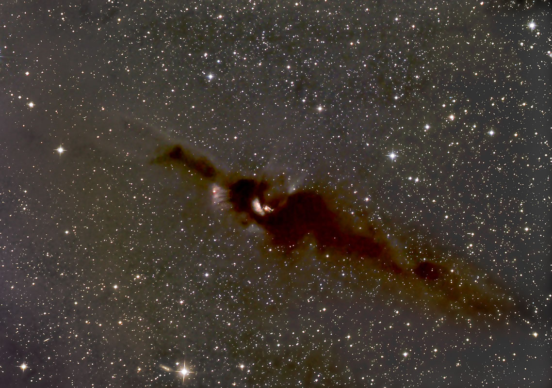 The Cosmic Bat Nebula LDN43 - Sky & Telescope