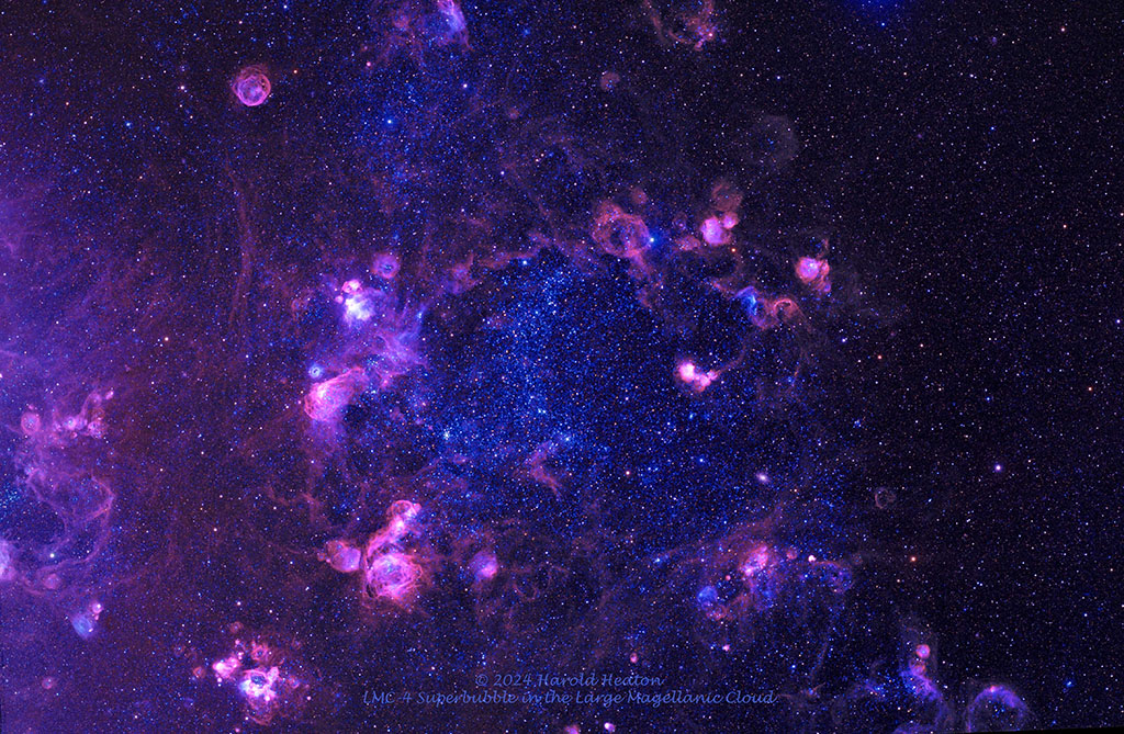 LMC-4 Superbubble in the Large Magellanic Cloud - Sky & Telescope