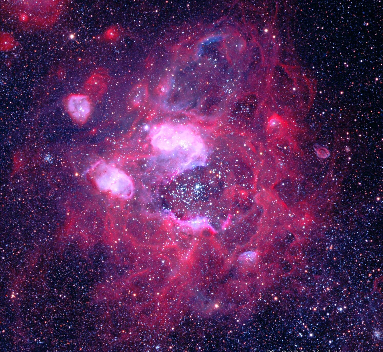 N11: The Second-largest HII Region in the LMC - Sky & Telescope
