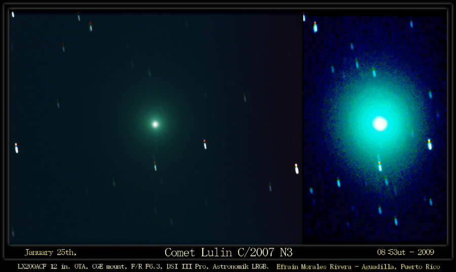 Comet Lulin C/2007 N3 | Efrain Morales Rivera - Sky & Telescope - Sky ...