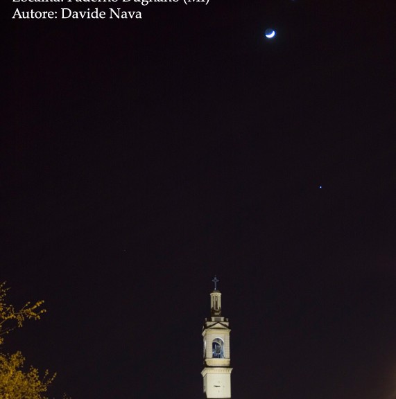 Moon Venus and Jupiter | Davide Nava - Sky & Telescope