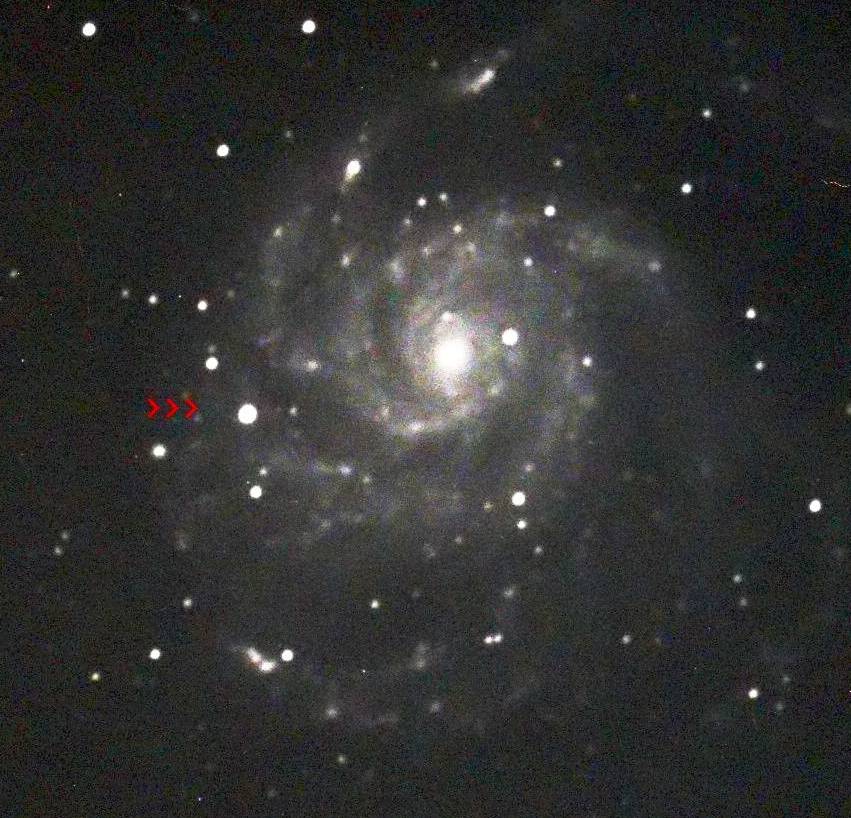 Supernova in M101 | Ed Johnson - Sky & Telescope