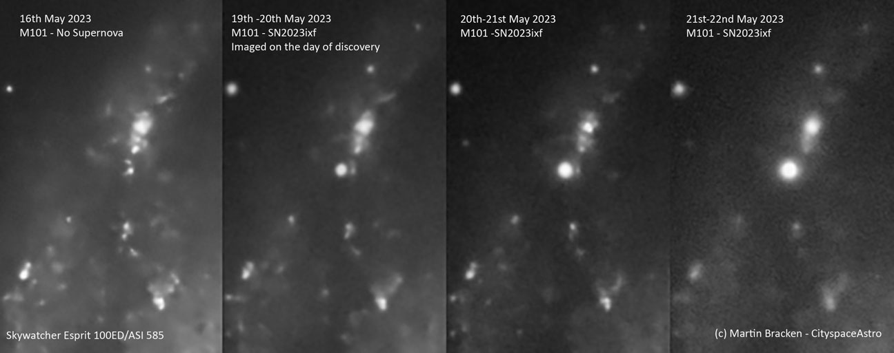 Bright Supernova Blazes in M101, the Pinwheel Galaxy - Sky & Telescope