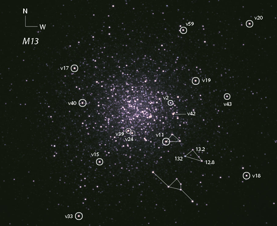 Hunting Bright Variable Stars in M5 and M13 - Sky & Telescope